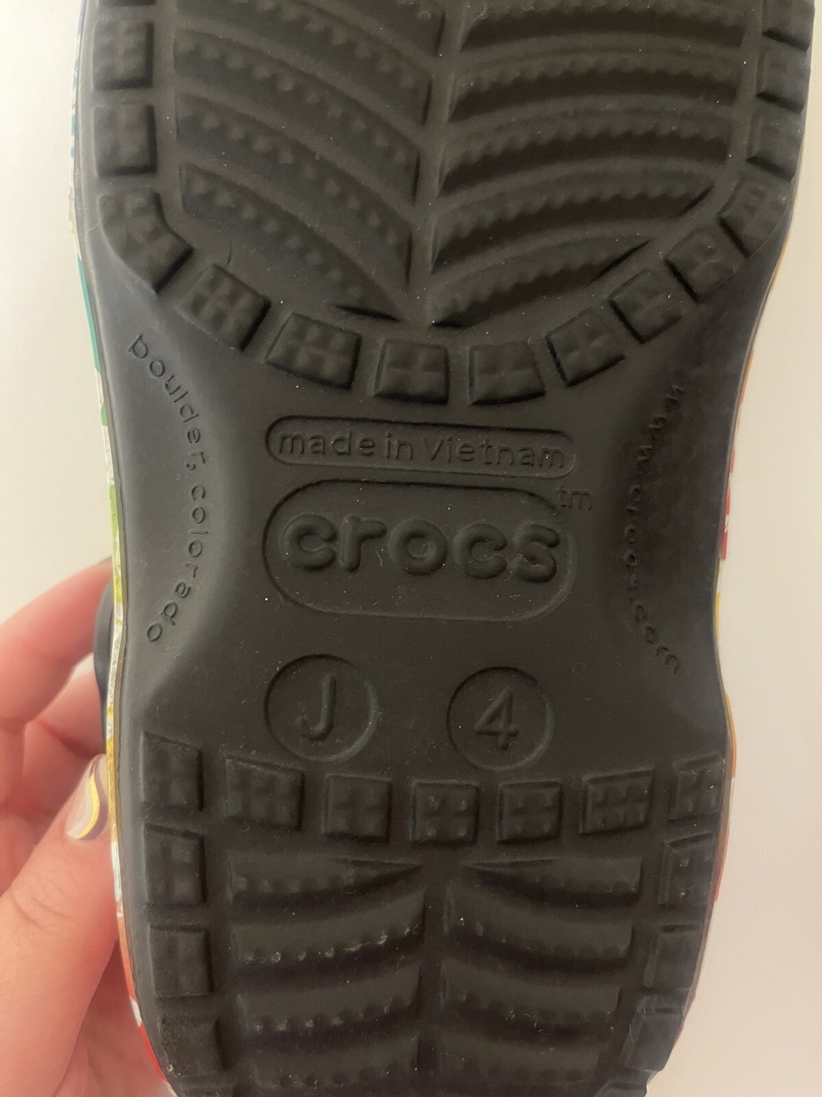 Crocs Kids Disney Rainbow Celebration Classic Clogs Mickey Mouse ...