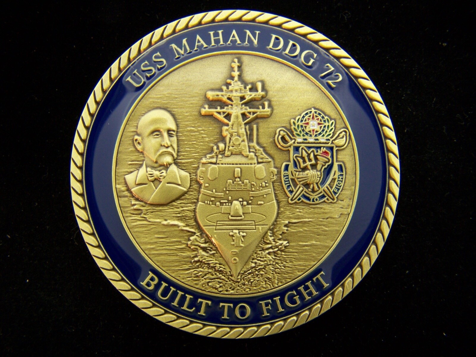USS Mahan DDG 72 Commanding Officer Challenge Coin | eBay