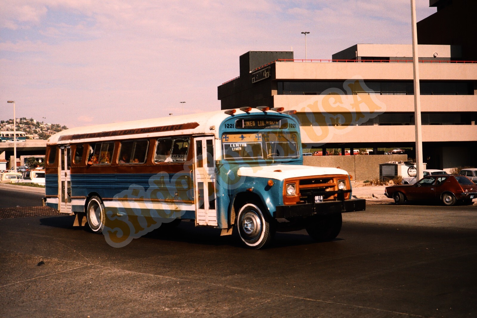 Vtg 1989 Bus Slide 1-221 Tijuana Mexico X4A162 | eBay