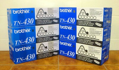 NEW BROTHER TN-430 OEM Genuine Black Toner Print Cartridge Sealed | eBay