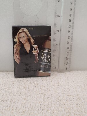 Black Velvet Canadian Whiskey Sealed Playing Cards Deck Smooth As ...