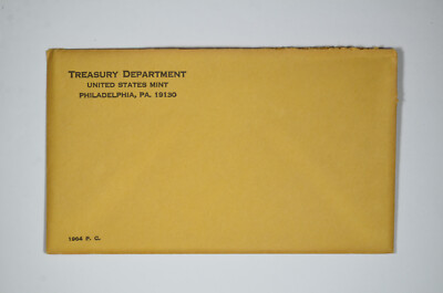 1964 Philadelphia US Mint Proof Set Envelope Only - No Coins | eBay