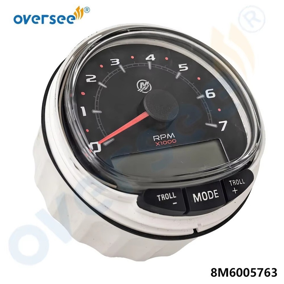 8M6005763 SmartCraft W/Bezel SC-1000 0-7000 RPM Tachometer for Mercury ...