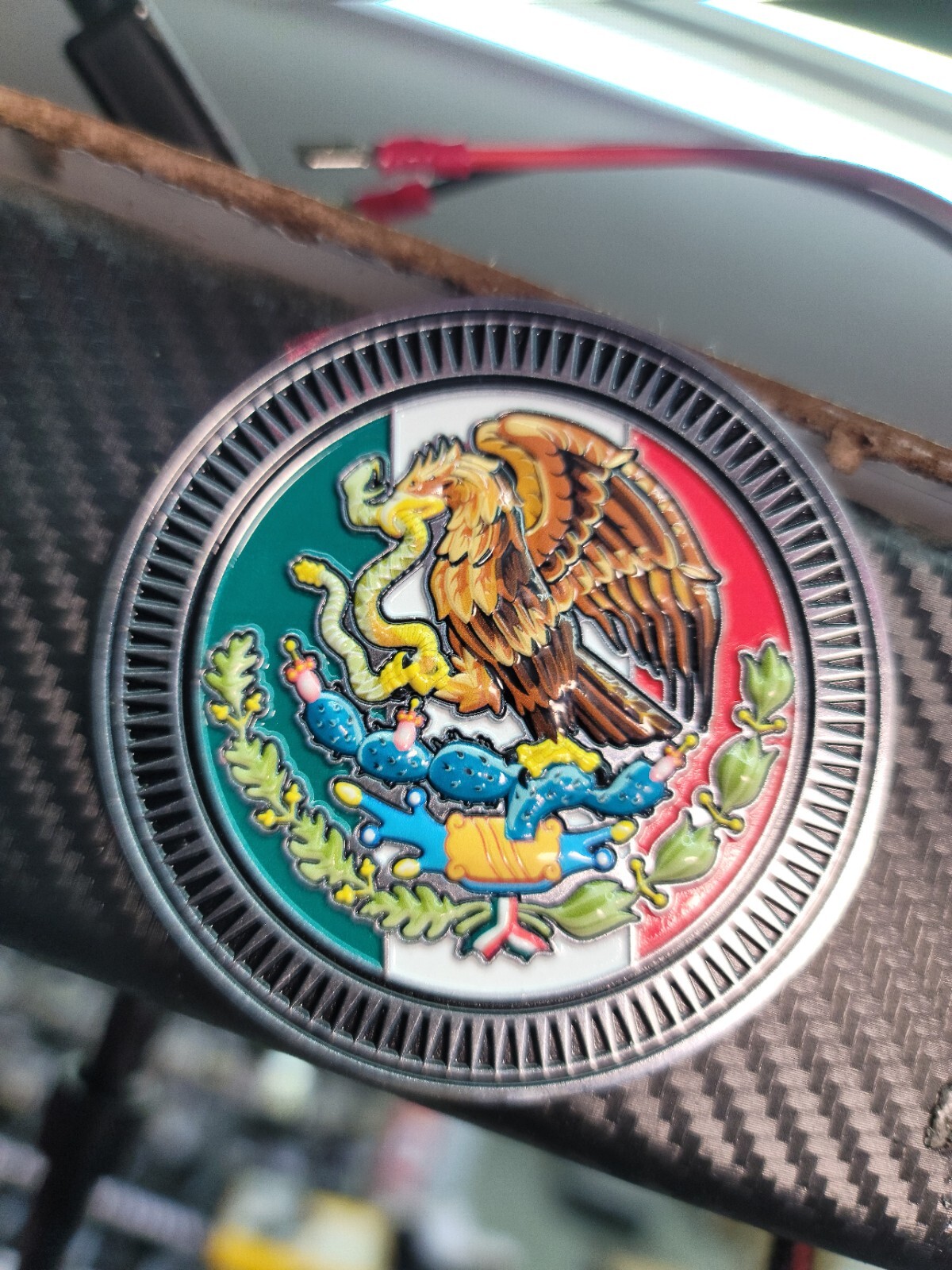 1 PCS SMD Emblems Mexico (Mexican) Flag Car Decal (2.75" Round ...