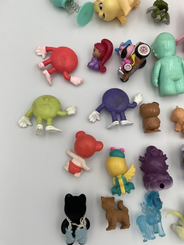 Huge 30 Piece Lot Random Small Girl Toys/figures, Animals VTG/modern ...