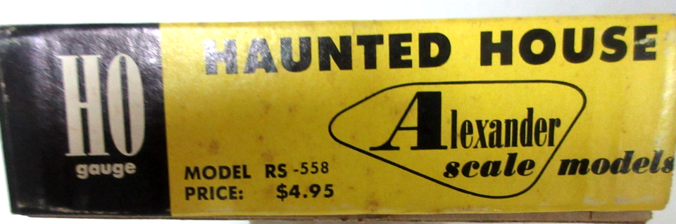 Alexander Scale Models HO Kit RS-558: Haunted House wood and metal kit ...