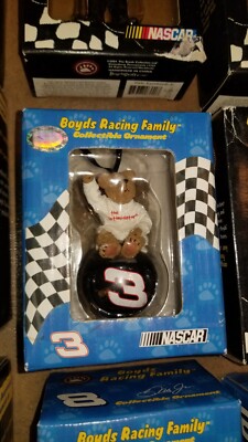 Boyds Bears Nascar Racing Dale Earnhardt Christmas tree Ornament New ...