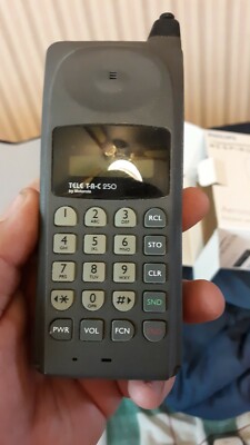 Vintage Motorola TeleTac Phone 250 Pick Up & Go Cellular Ameritech | eBay