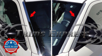 fit:2005-2010 Chrysler 300 Front Pillar Post Window Shield Deflector ...