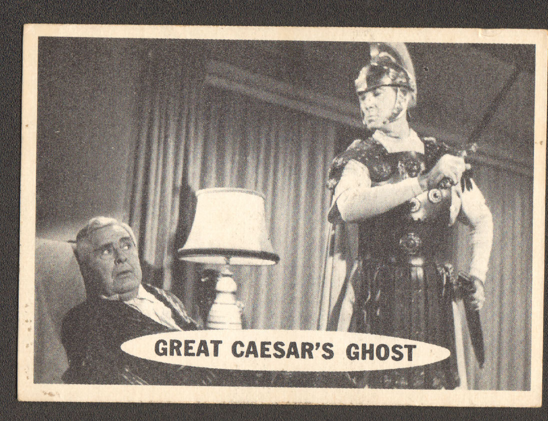 SUPERMAN 1950's tv series # 29 trading card GEORGE REEVES/GREAT CAESAR ...