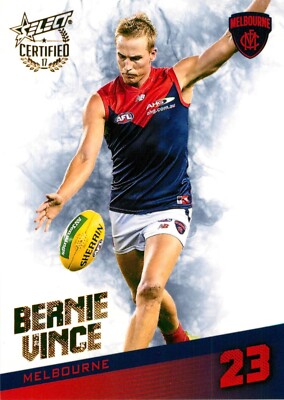 2017 MELBOURNE DEMONS AFL Card BERNIE VINCE | eBay Australia