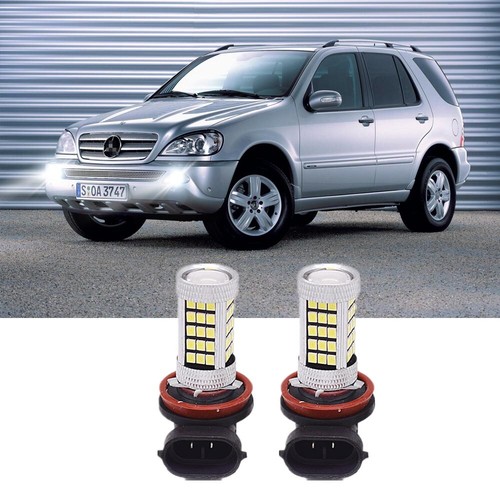 FOR MERCEDES ML CLASS W164 05-12-2x H11 Foglight Led Bulbs Fog Light ...