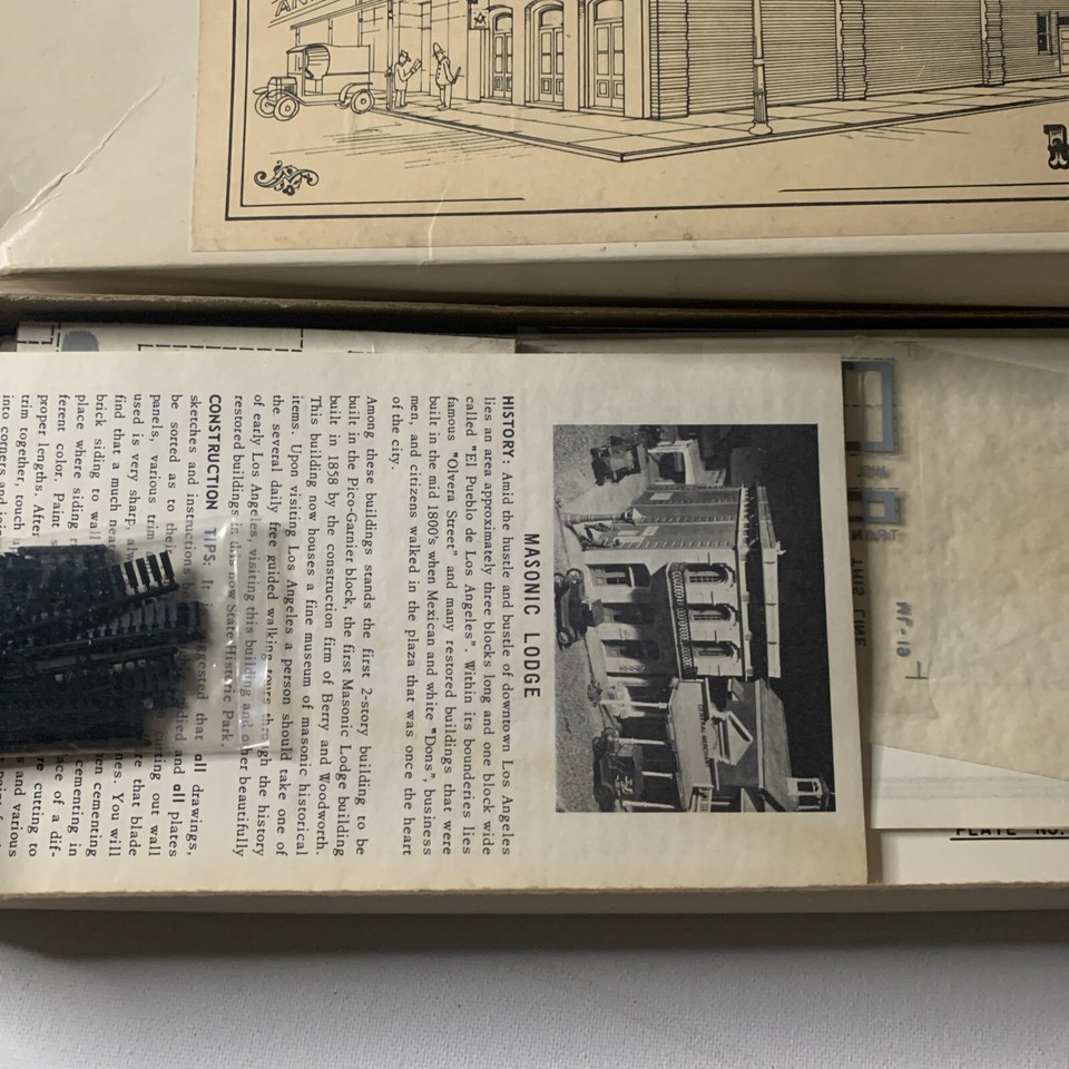 HO Scale Classic Miniatures #CM-8 "MASONIC LODGE" KIT MIB | eBay