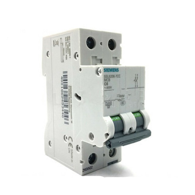 1pc Siemens Circuit Breaker Air Switch 5sl6206-7cc 2p C6 for sale ...