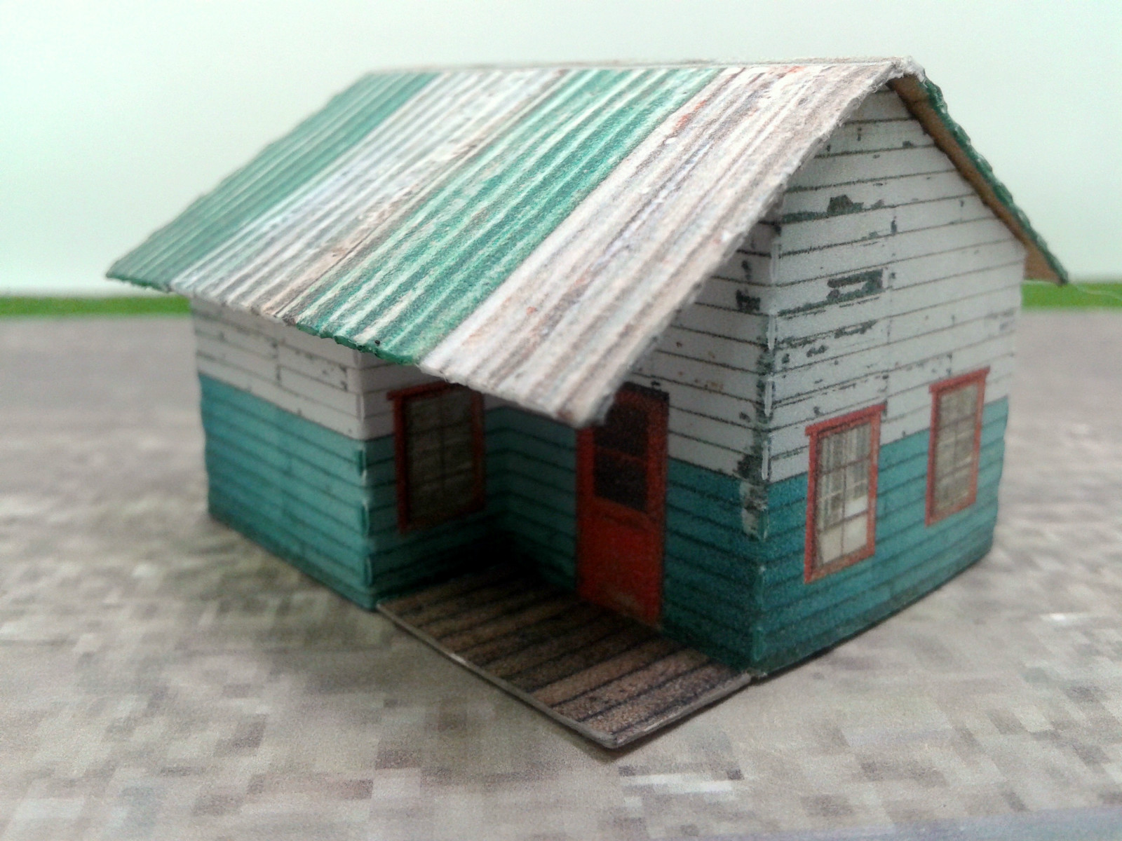 N Scale Buildings - 4 pcs Small Weathered Buildings / Shanty ...
