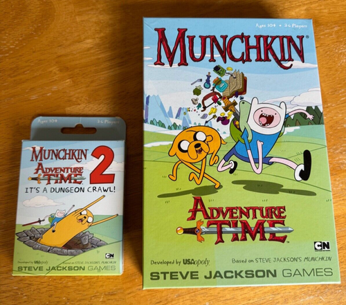 Munchkin Adventure Time Game + It's A Dungeon Crawl Expansion, NM ...