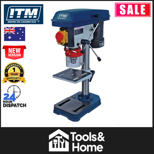 Trademaster Heavy Duty Pedestal Bench Drill Press Bench Mounted 5 Speed ...