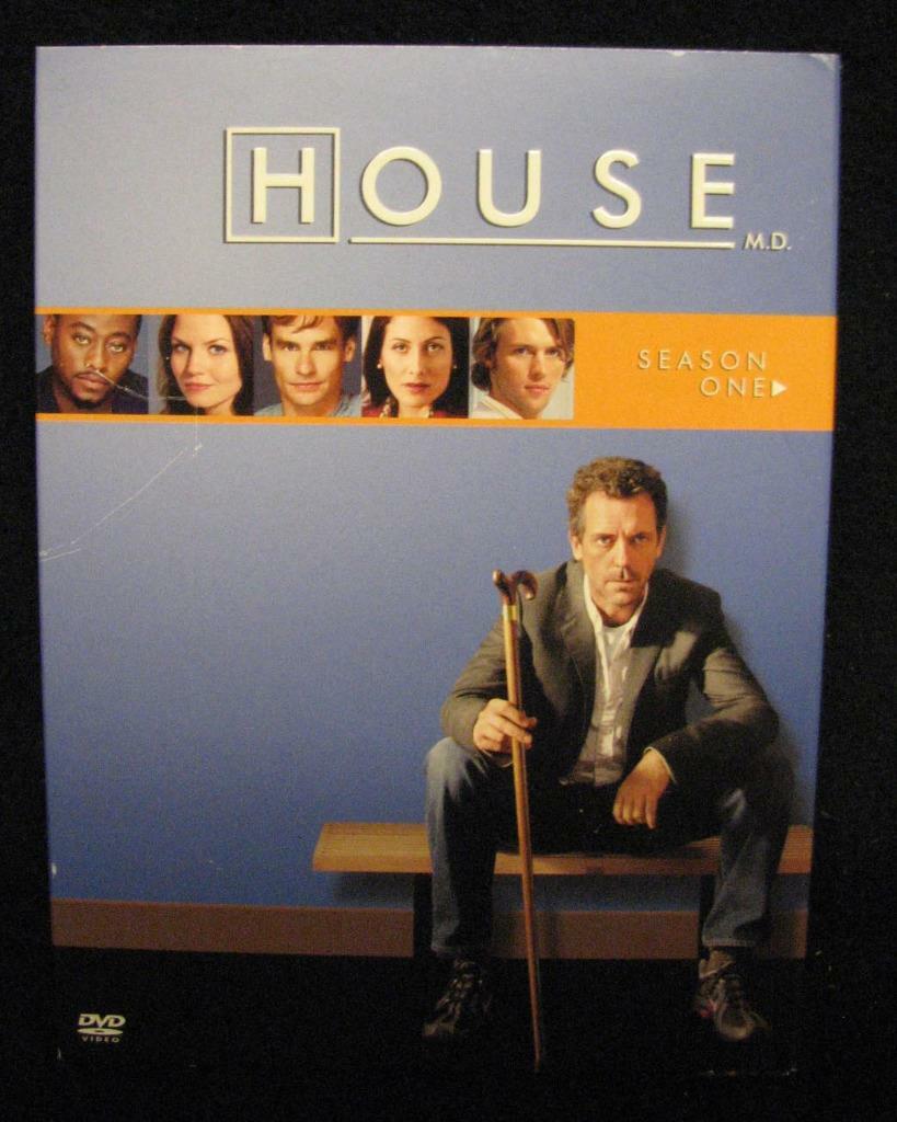 Season 1 "House, MD" DVD set, medical mysteries, Hugh Laurie | eBay