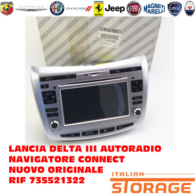 Lancia Delta III Car Radio Navigator Connect New Original 735521322 | eBay