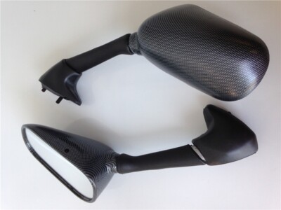 Carbon Fiber Mirrors Fit For 2003-2005 Yamaha Yzfr6 YZF-R6 /2006-2009 ...