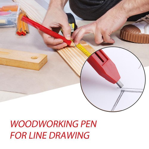 Carpenter Pencils with Refills Scriber Drawing Marker Pen for ...