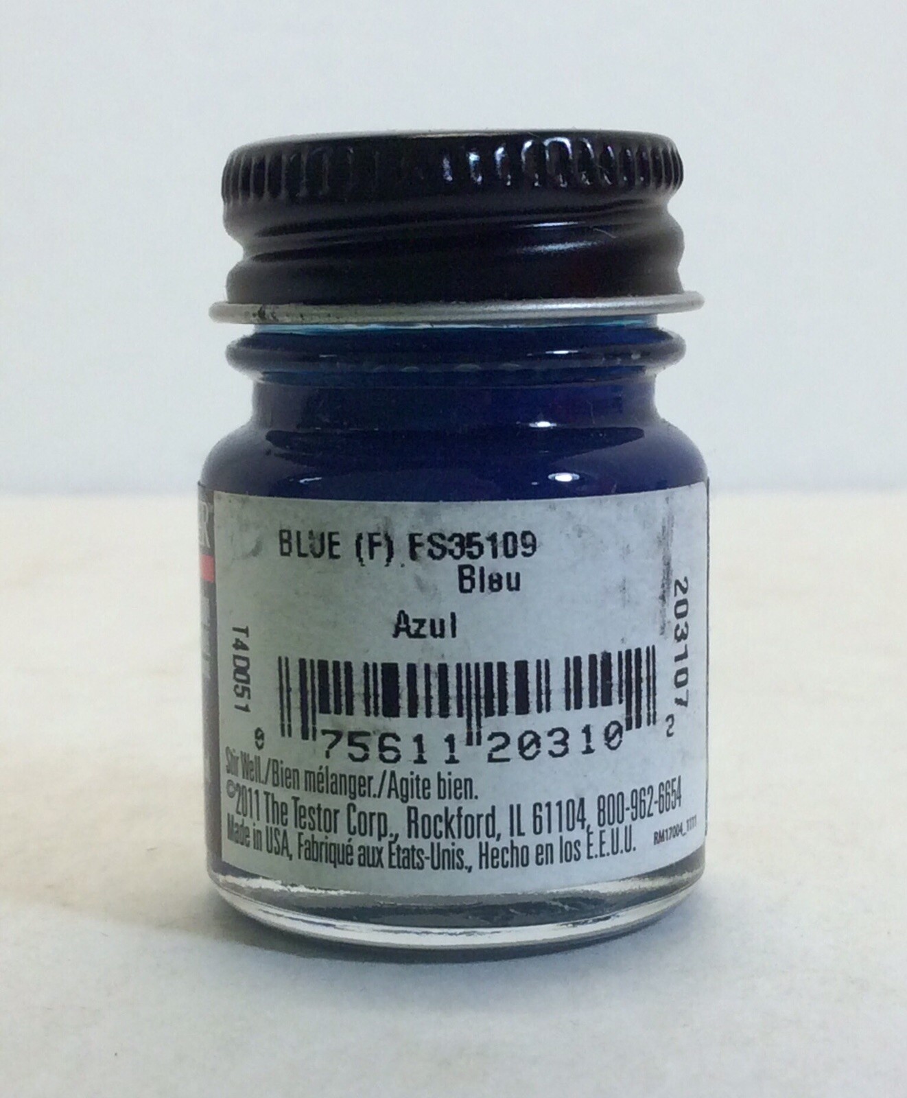 Testors Model Master Blue Fs35109 1/2 Oz Enamel Paint 2031 Tes2031 for ...