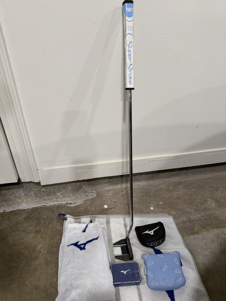 Used Mizuno M Craft VI Putter 35" Blk Ion RH w/ Good Good SS Grip ...