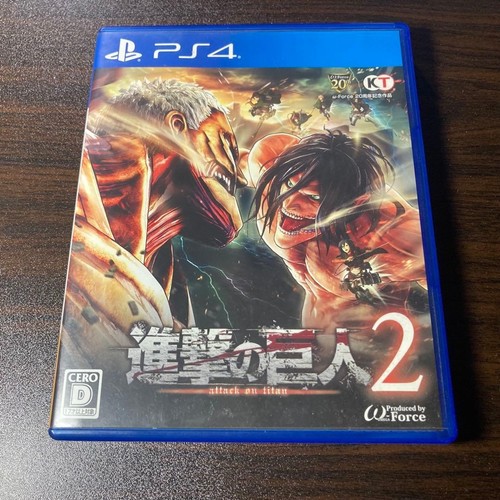 Japan Anime Attack on Titan PlayStation 4 PS4 GAME SOFT 2 Limited Stock ...