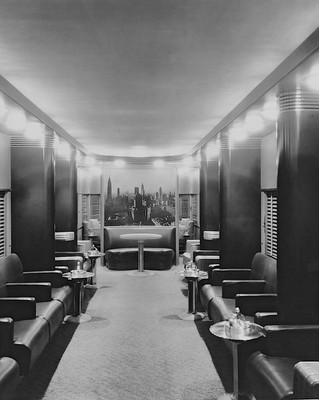 New York Central 20th Century Limited Observation Car interior 1938 8 x ...