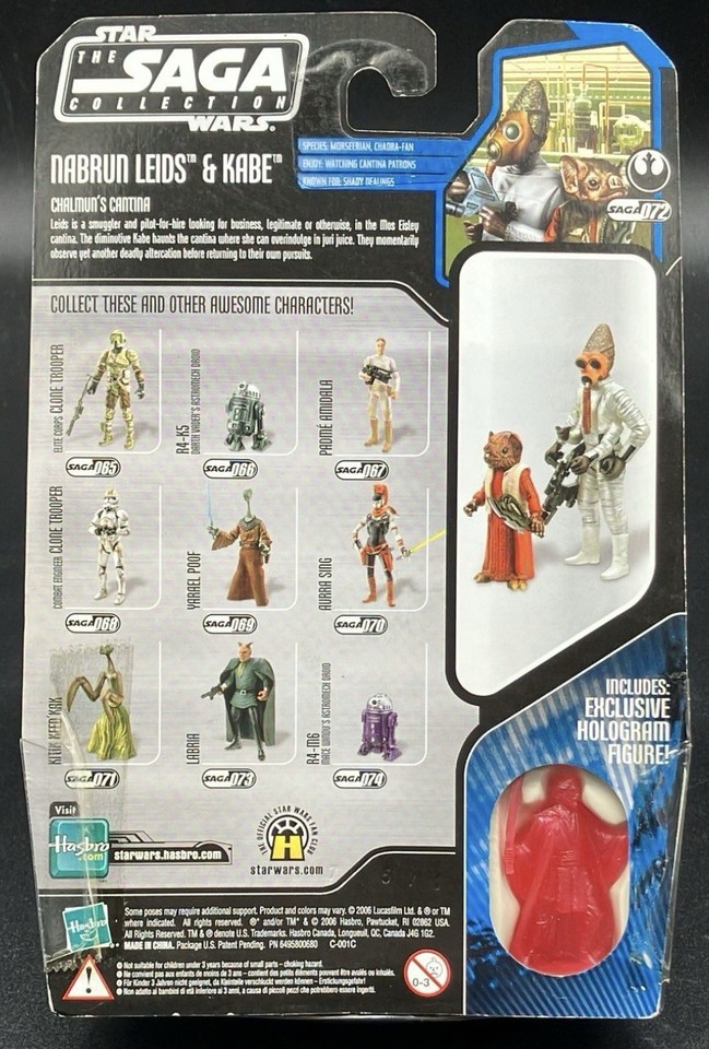 Star Wars Saga Collection NABRUN LEIDS & KABE Figures Cantina Aliens | eBay