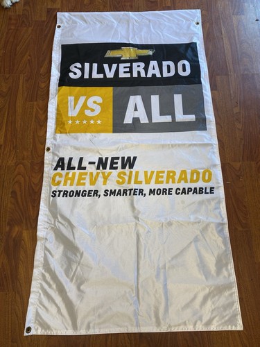 Chevy Chevrolet Silverado Truck Promo Sign Banner Dealership Garage ...