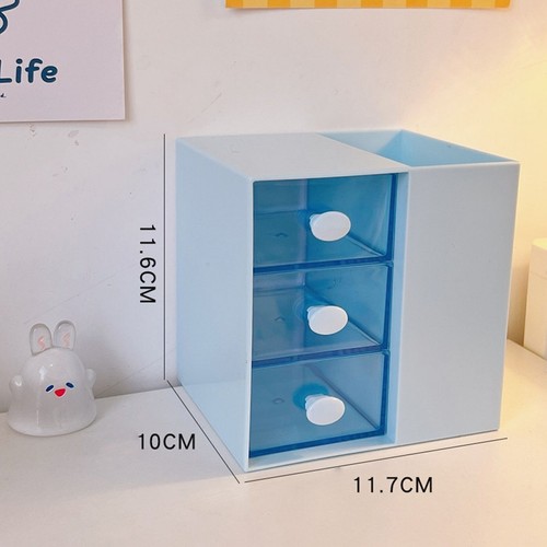 Desktop Storage Box Drawer Design Large Capacity Decorative Simple Dust ...