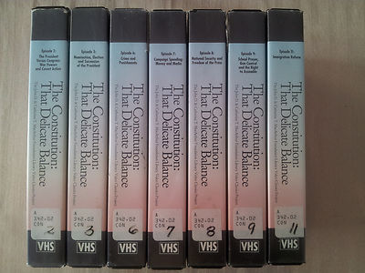 The Constitution: That Delicate Balance (7 of 13 Episodes) VHS RARE Documentary | eBay