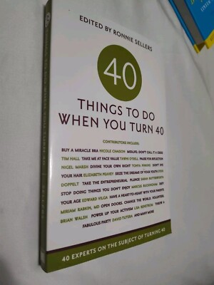 40 Things to Do When You Turn 40. Paperback 2007 9781569069868| eBay