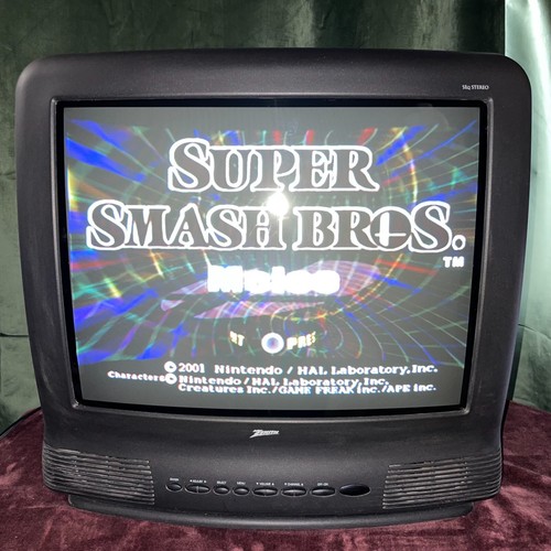 Zenith 20" CRT TV Model SR2075DT Retro RCA Variable Audio Output | eBay