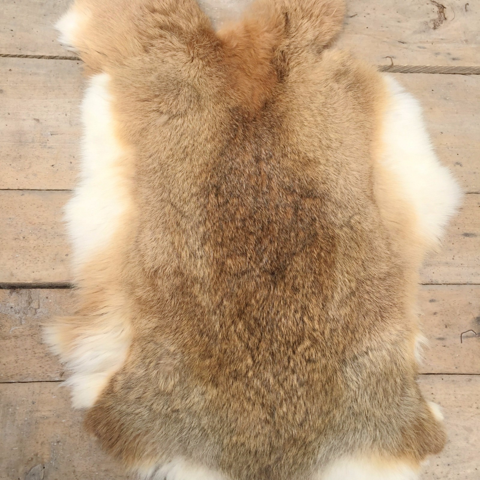 Real Rabbit Fur Blanket Rugr Pelt Throw Fur Blanket Carpet Cosy ...