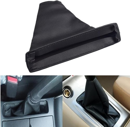 Genuine Leather Handbrake Gaiter Boot Cover for Toyota Corolla 2007 ...
