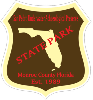 San Pedro Underwater Archaeological Preserve Florida State Park Sticker ...
