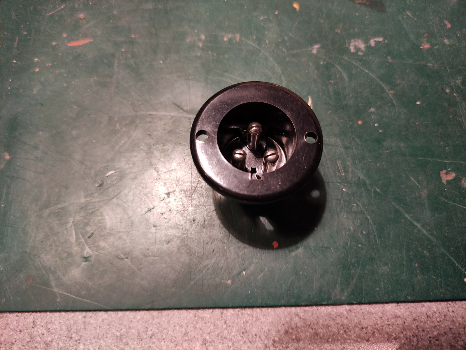 4 X Bulgin 3 Pin Chassis Socket Fits 23mm Bulgin Plug Mains Vintage ...