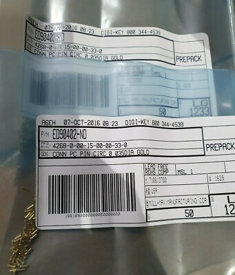 Mill-Max 4268-0-00-15-00-00-33-0 PC Pin Terminal Connector lot of 100 ...