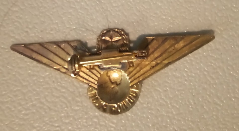 Vintage TWA Trans World Airlines Junior Pilot Metal Wings Pin Back ...
