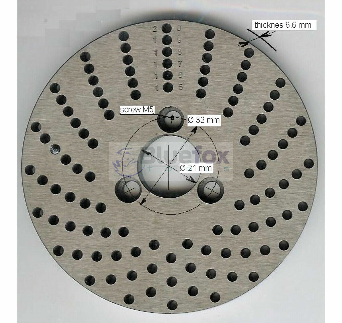 INDEXING PLATE SET / DIVIDING PLATES SET FOR HV4 & HV6 ROTARY TABLES | eBay