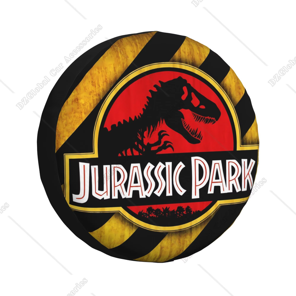Jurassic Park Spare Tire Cover for Jeep Mitsubishi Pajero Sci Fi ...