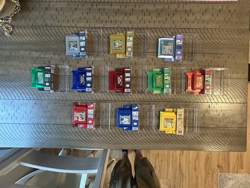 GB/GBA Authentic Pokemon Complete Set Gameboy Games! Gen 1-3 MINT ...