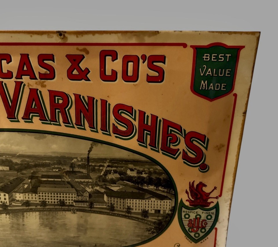 Antique Lucas Varnish Paint & Color Reliable Varnishes Metal ...