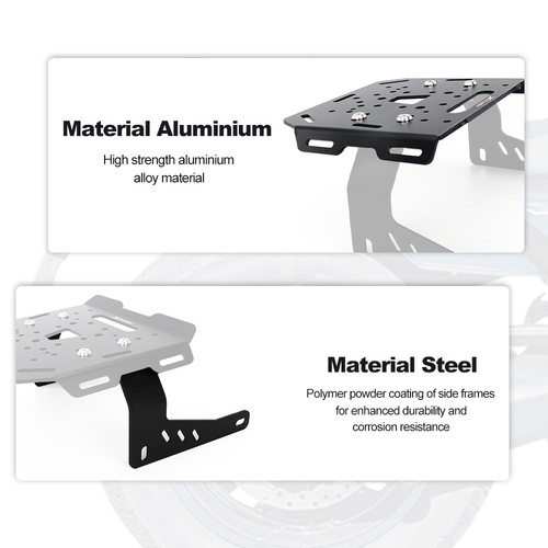 1 Set Of Rear Motorcycle Carrier Rack Luggage Bracket Fit For BMW R12 ...