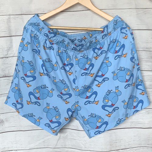 Walt Disney Oh My Disney! Genie Aladdin All Over Print Swim Trunks Size ...