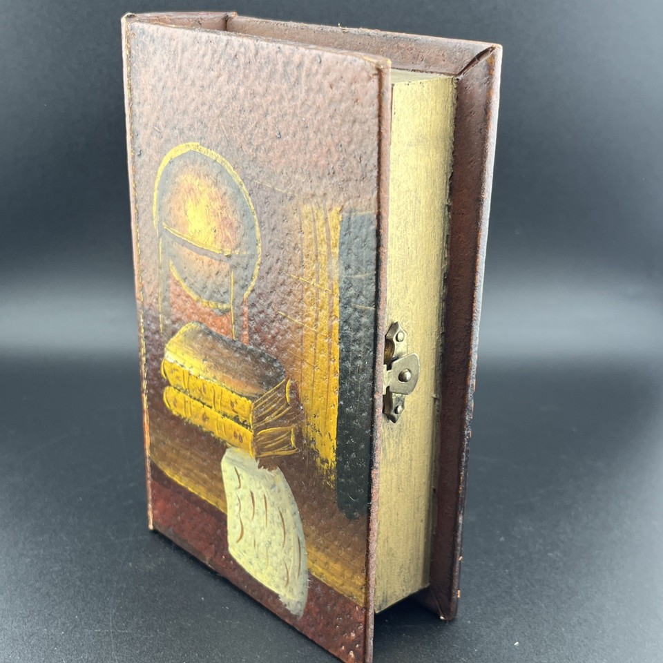 Vintage Hidden Fake Book Jewelry Box Wood | eBay