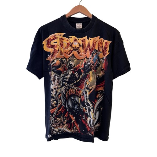 Vintage 90's Spawn Comic Book T-Shirt All Over Print Single Stitch ...