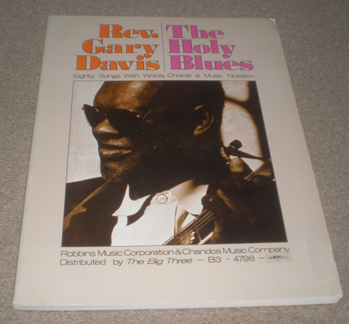 Rev Gary Davis The Holy Blues 80 songs in 1970 SONGBOOK | eBay